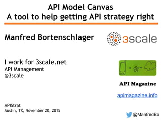 API Model Canvas for successful API strategies and programs | PPTX