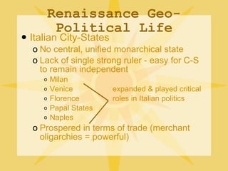 AP Italian Renaissance | PPT