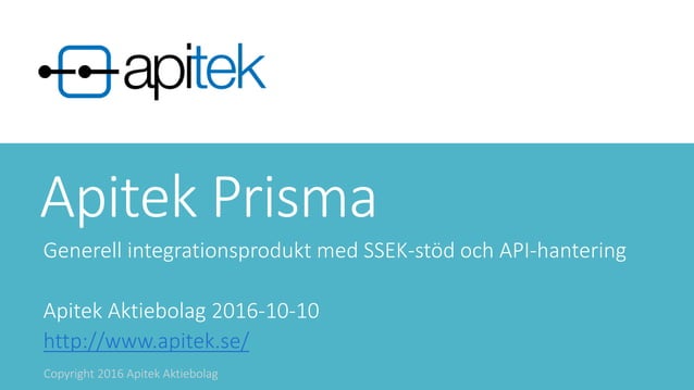 Apitek Prisma | PDF | Computing | Technology & Computing