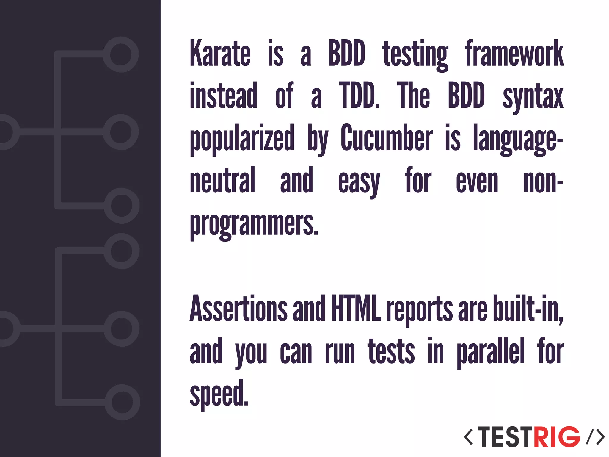 Karate API Testing-Complete Guidance by Testrig | PPT