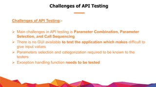 Api testing | PPTX