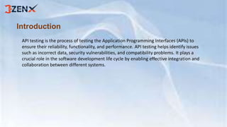 API testing training in hyderabad.......... | PPT