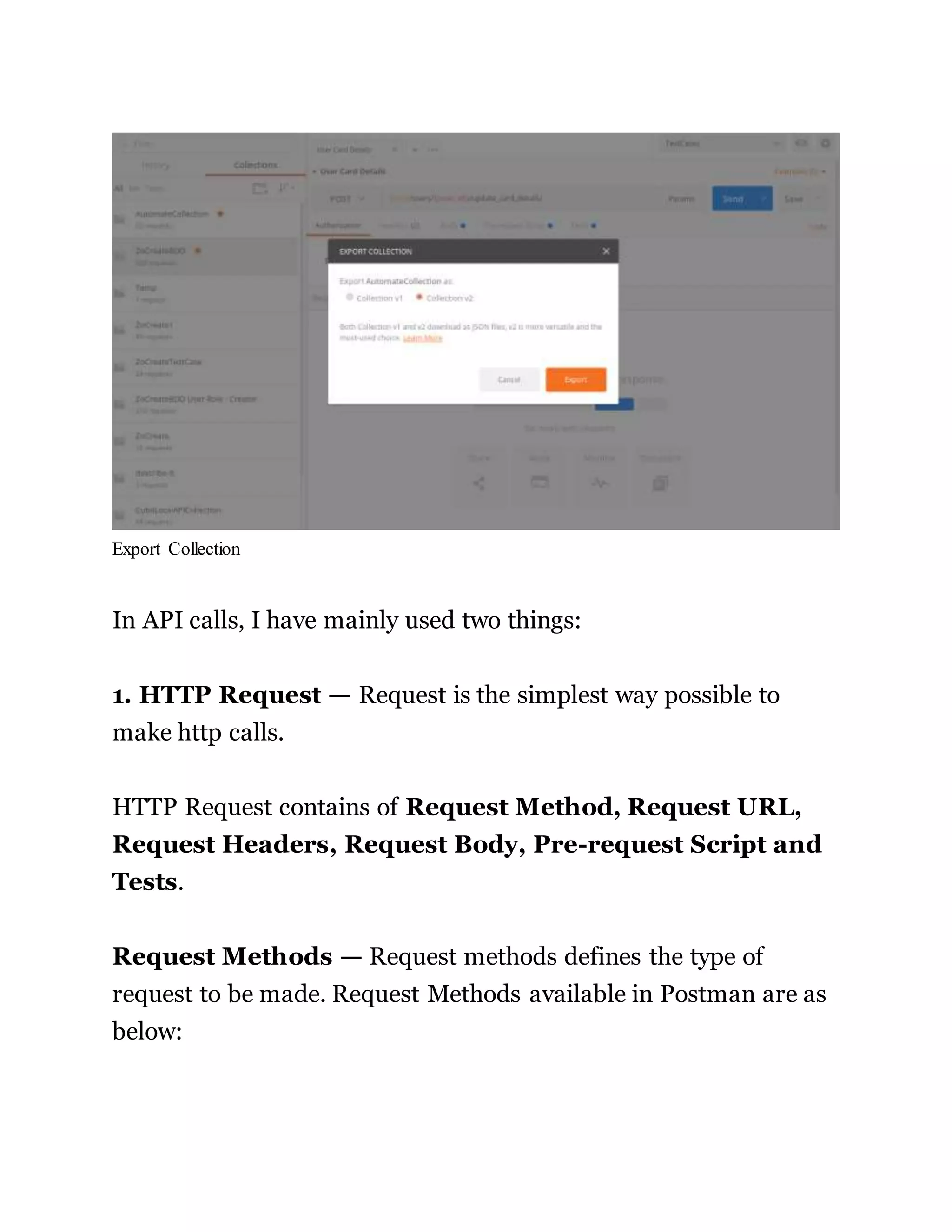 Api testing bible using postman | DOCX