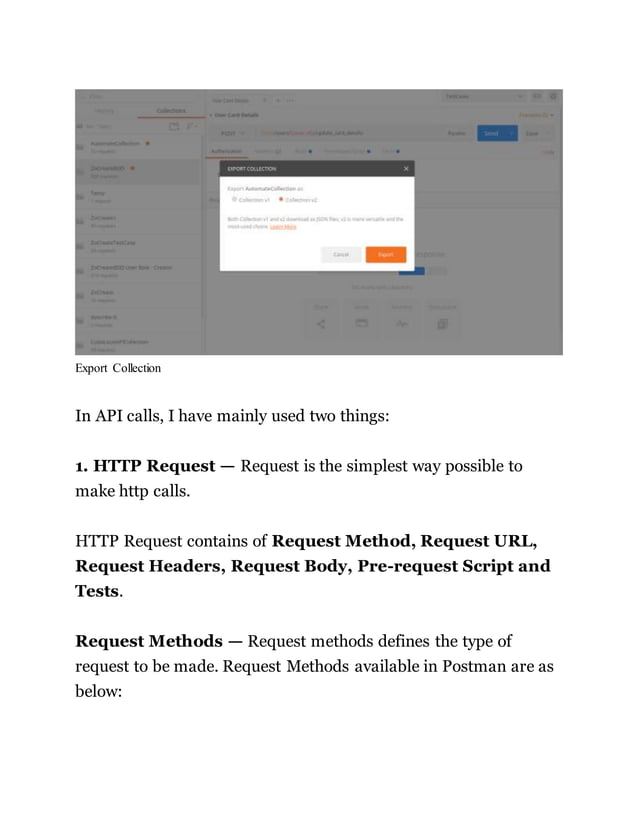 Api Testing Bible Using Postman Docx Web Development Internet