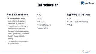 API Testing With Katalon Studio | ODP
