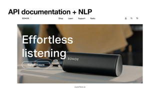 Documentation, APIs & AI | PPT