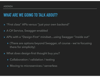 "Design First" APIs with Swagger | PPT