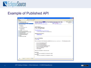 API Tooling in Eclipse | PPT