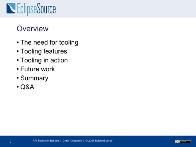 Api Tooling In Eclipse Ppt