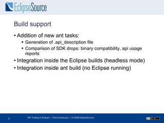 API Tooling in Eclipse | PPT
