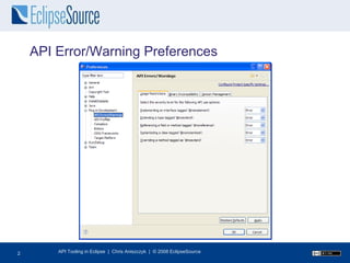 API Tooling in Eclipse | PPT