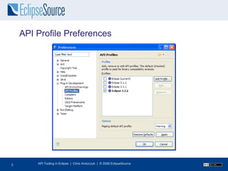 API Tooling in Eclipse | PPT