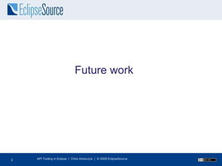 API Tooling in Eclipse | PPT