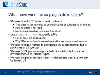 API Tooling in Eclipse | PPT