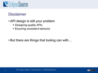API Tooling in Eclipse | PPT