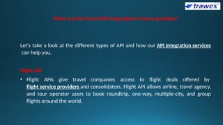 API Travel Agency, Travel Portal API, Travel API | PPT