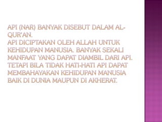 Api unggun dalam pendidikan kepanduan | PPT