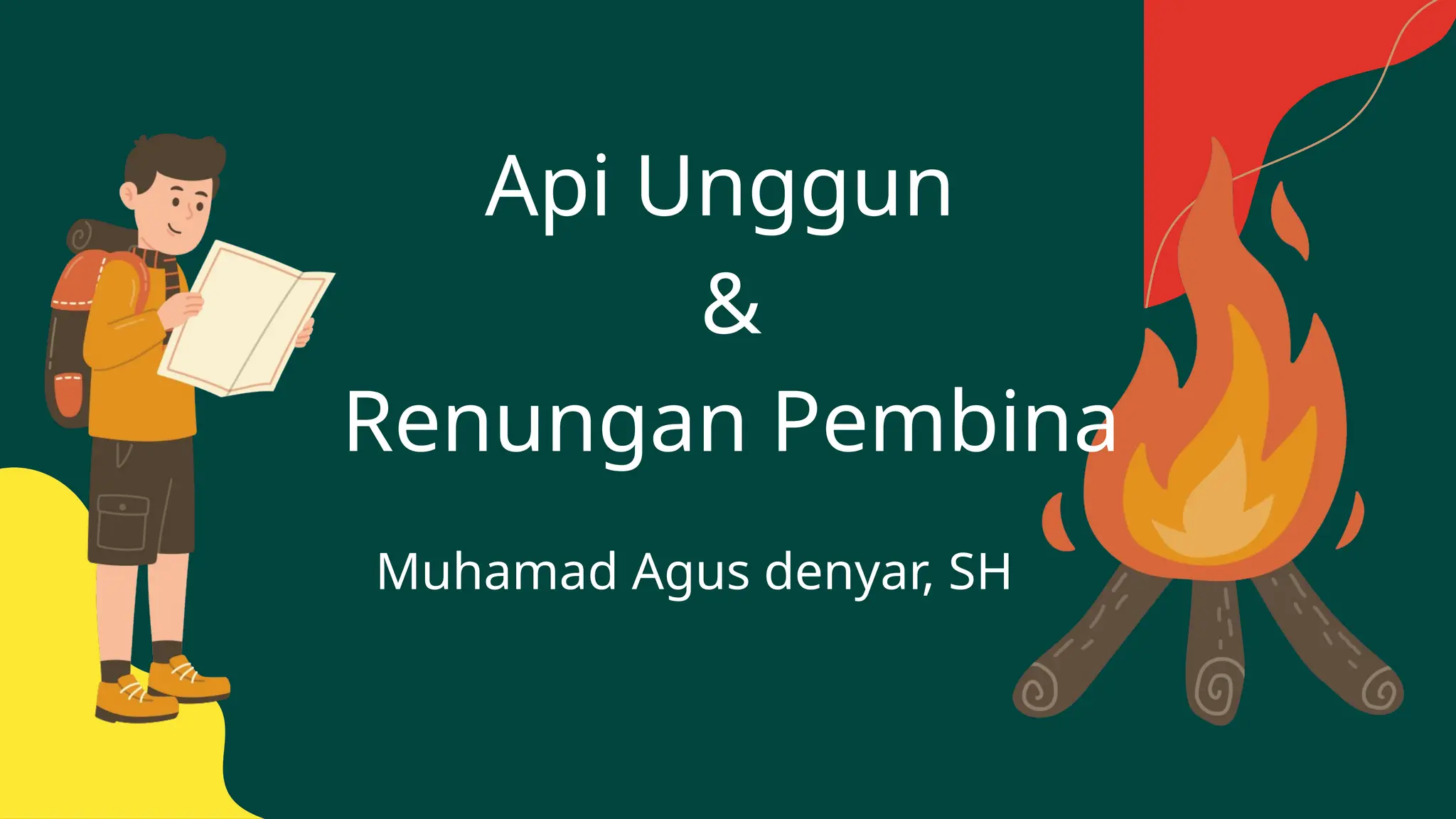 materi Api unggun & Renungan untuk para pembina pramuka | PPTX