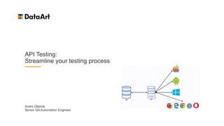 API Testing. Streamline your testing process. | PPT