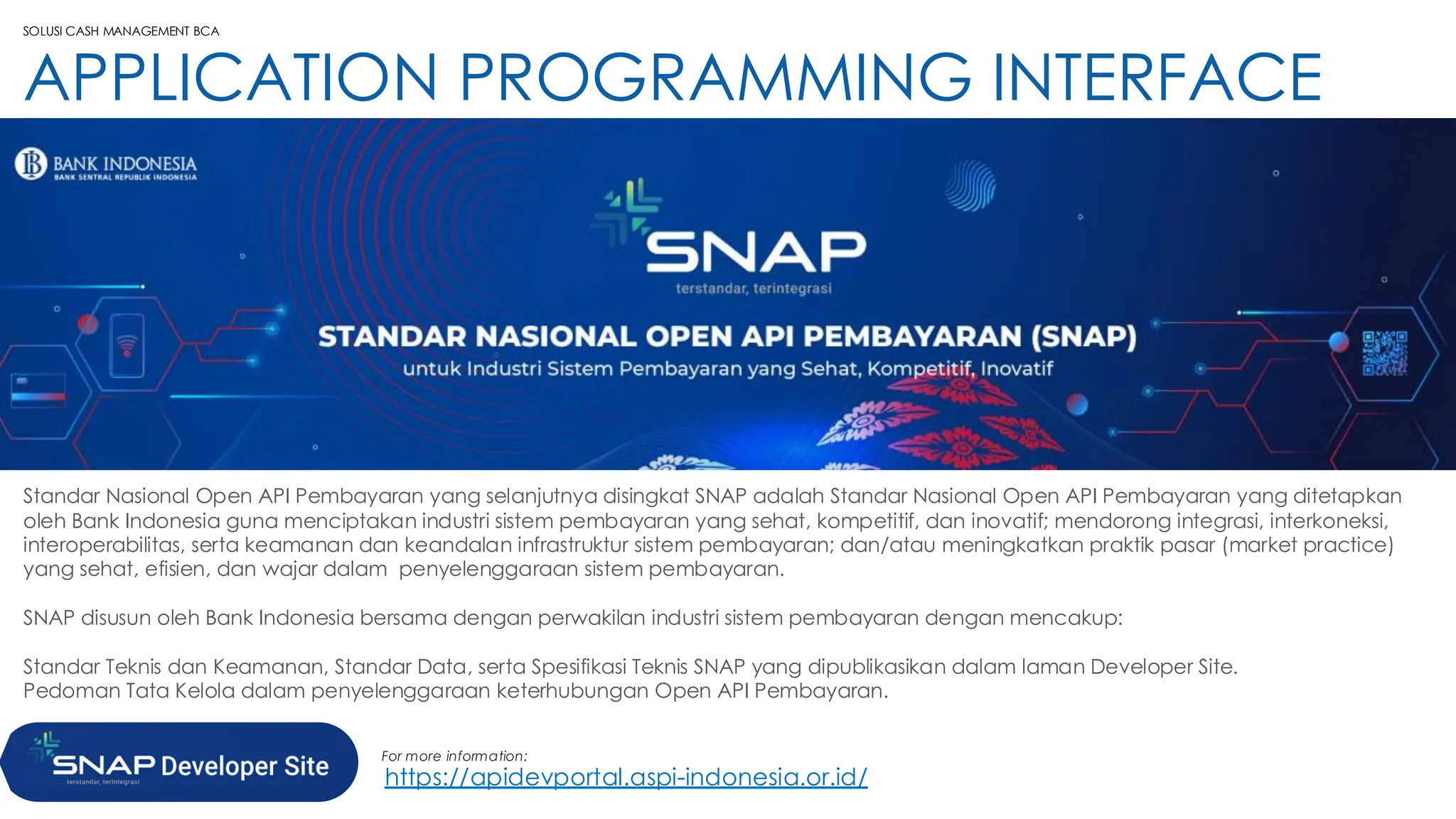 API & VA Solusi Cash management BCA divisi cast management | PDF