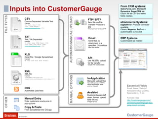 CustomerGauge Net Promoter API Webinar 11oct2011 | PPT