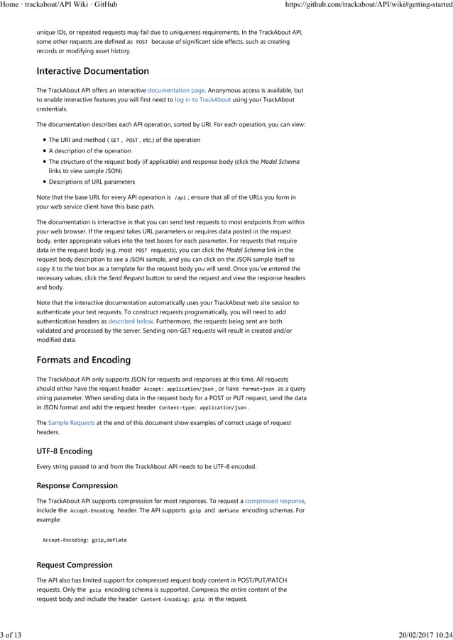 Api wiki · git hub | PDF