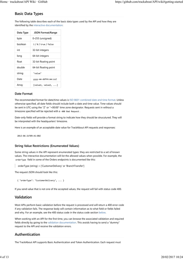 Api wiki · git hub | PDF