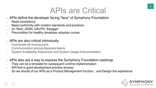 Symphony Software Foundation API Working Group Proposal | PPT