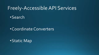 OneMap 2.0 API Workshop | PPTX | Technology & Computing