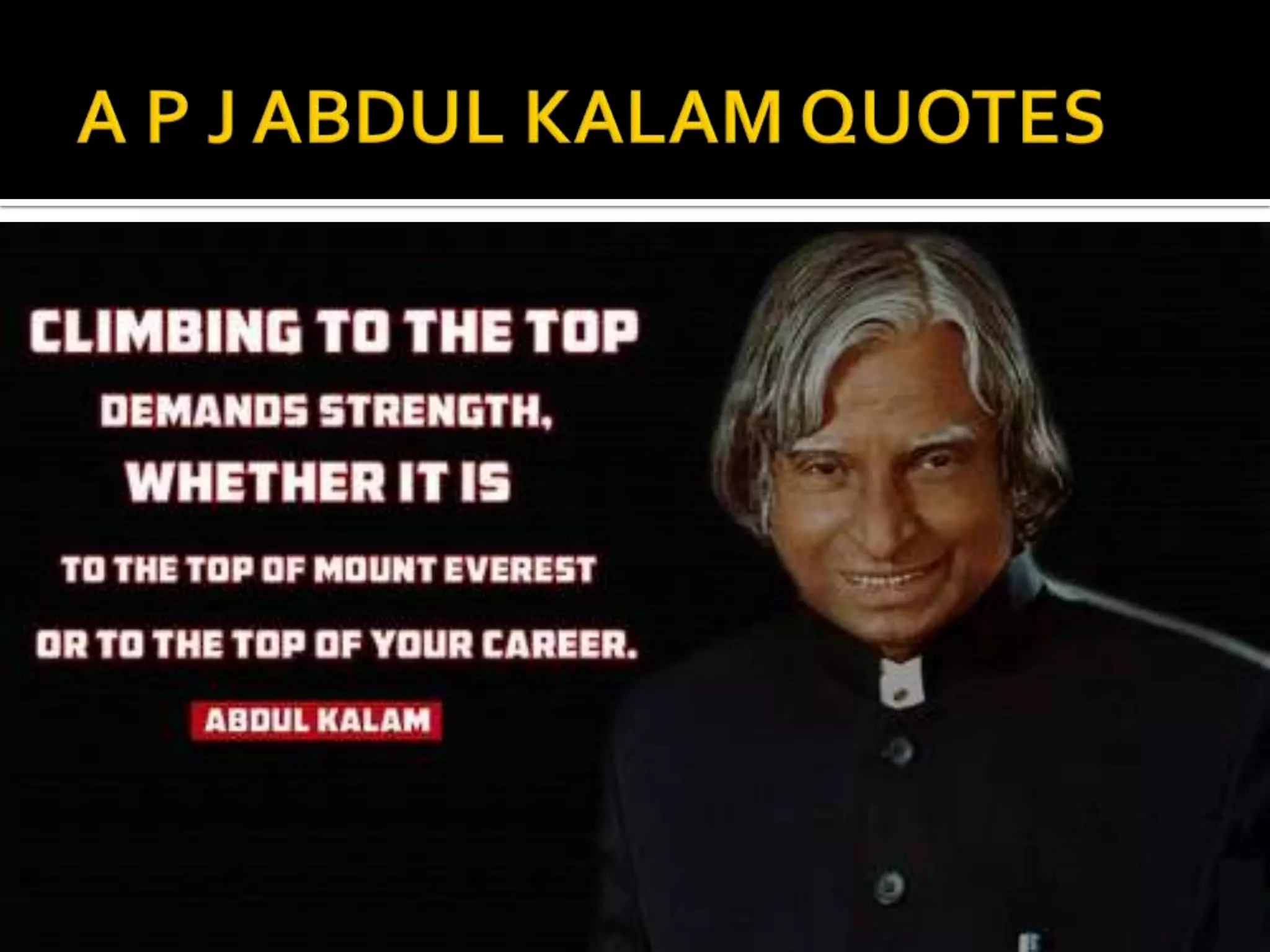APJ Abdul Kalam | PPTX