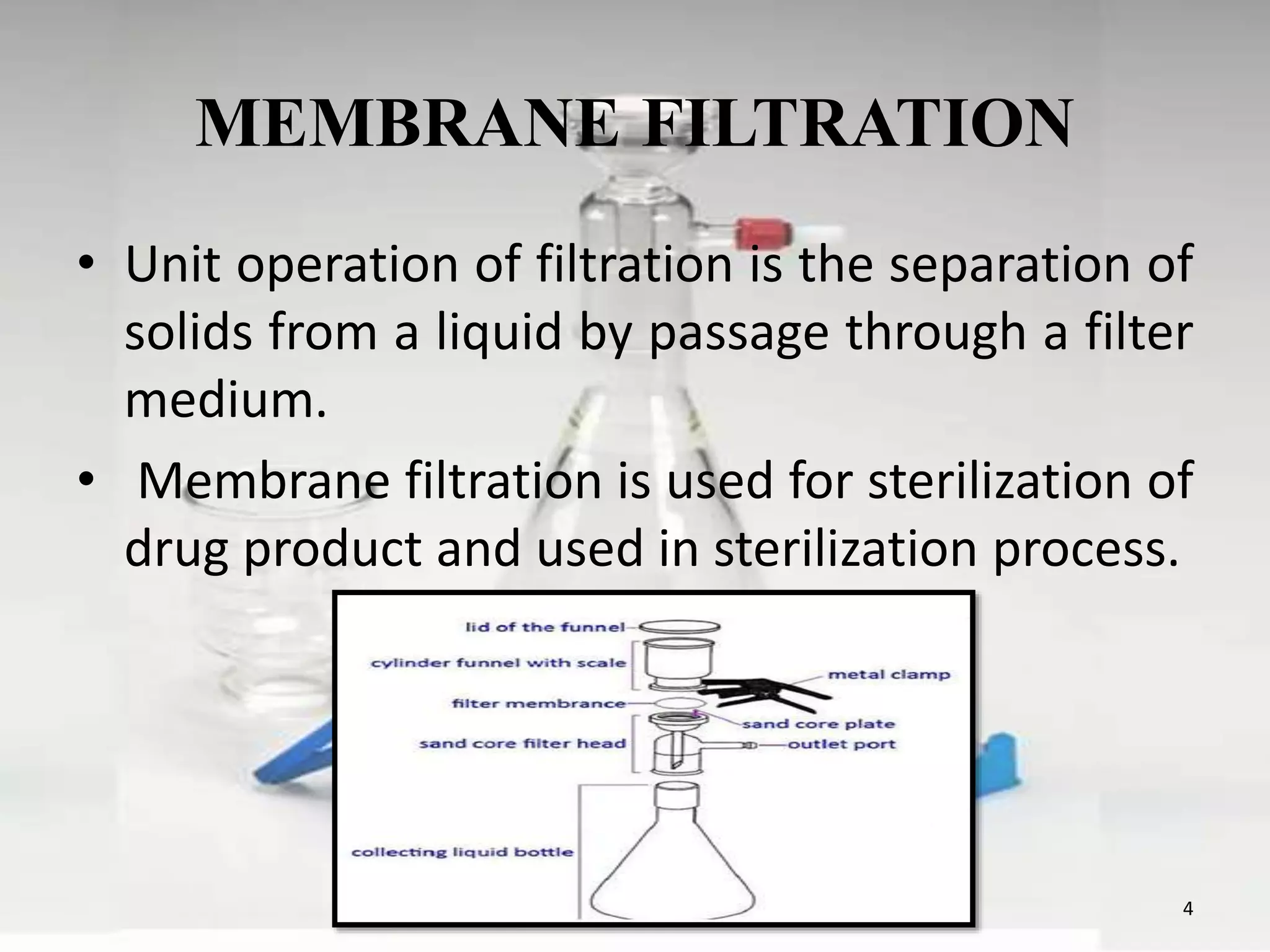 Qualification of membrane filtration apparatus | PPTX