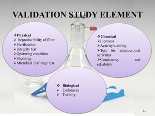 Qualification of membrane filtration apparatus | PPTX