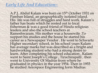 APJ Abdul Kalam | PPTX