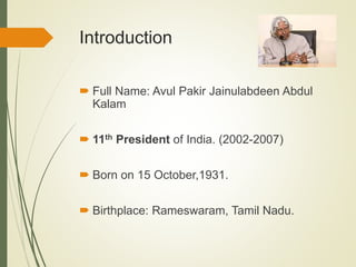 APJ Abdul kalam | PPT
