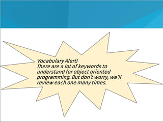 [AP Java] [Classes] [01] Intro to Classes and Objects.pptx ...