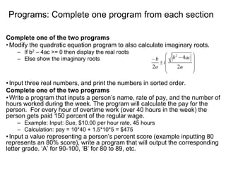 AP COmputer Science Review if and else condition | PPT