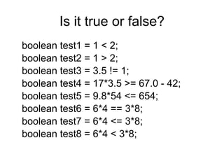 AP COmputer Science Review if and else condition | PPT