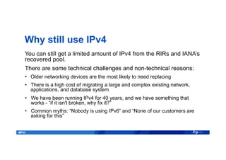 IDNIC OPM 2017: IPv6 Update | PPT