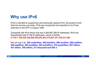 IDNIC OPM 2017: IPv6 Update | PPT