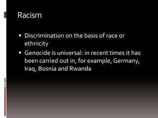 Apl06 prejudice and discrimination | PPT