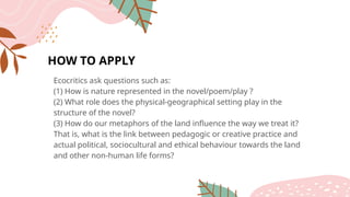 ECOCRITICISM (Literary) POWERPOINT SLIDES | PPTX