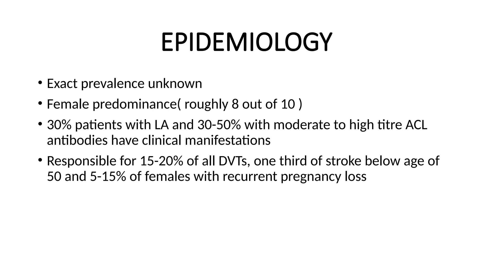 Antiphospholipid Antibody Syndrome In Pregnancy Ppt