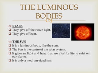 A place in the Universe (3rd primary) | PPT