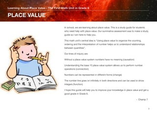 A Place Value Study Guide for Grade 5s | PDF