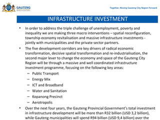 A plan for the Gauteng City Region towards Vision 2030 | PPT