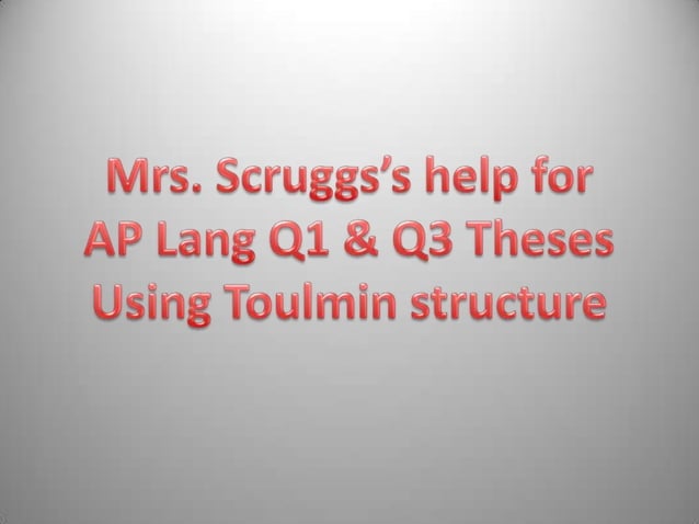 Ap lang q3 help | PPTX