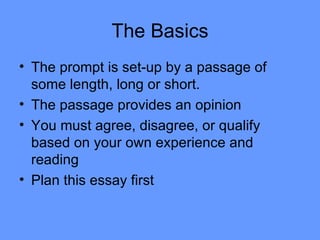 Ap Language General Argument Test Strategy | PPT