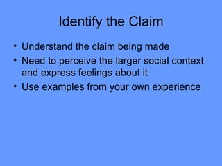 Ap Language General Argument Test Strategy | PPT