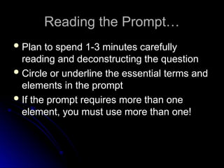 AP Language Test Overview: English Language and Composition | PPT
