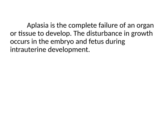 aplasia by talha64756475465465465436453.pptx